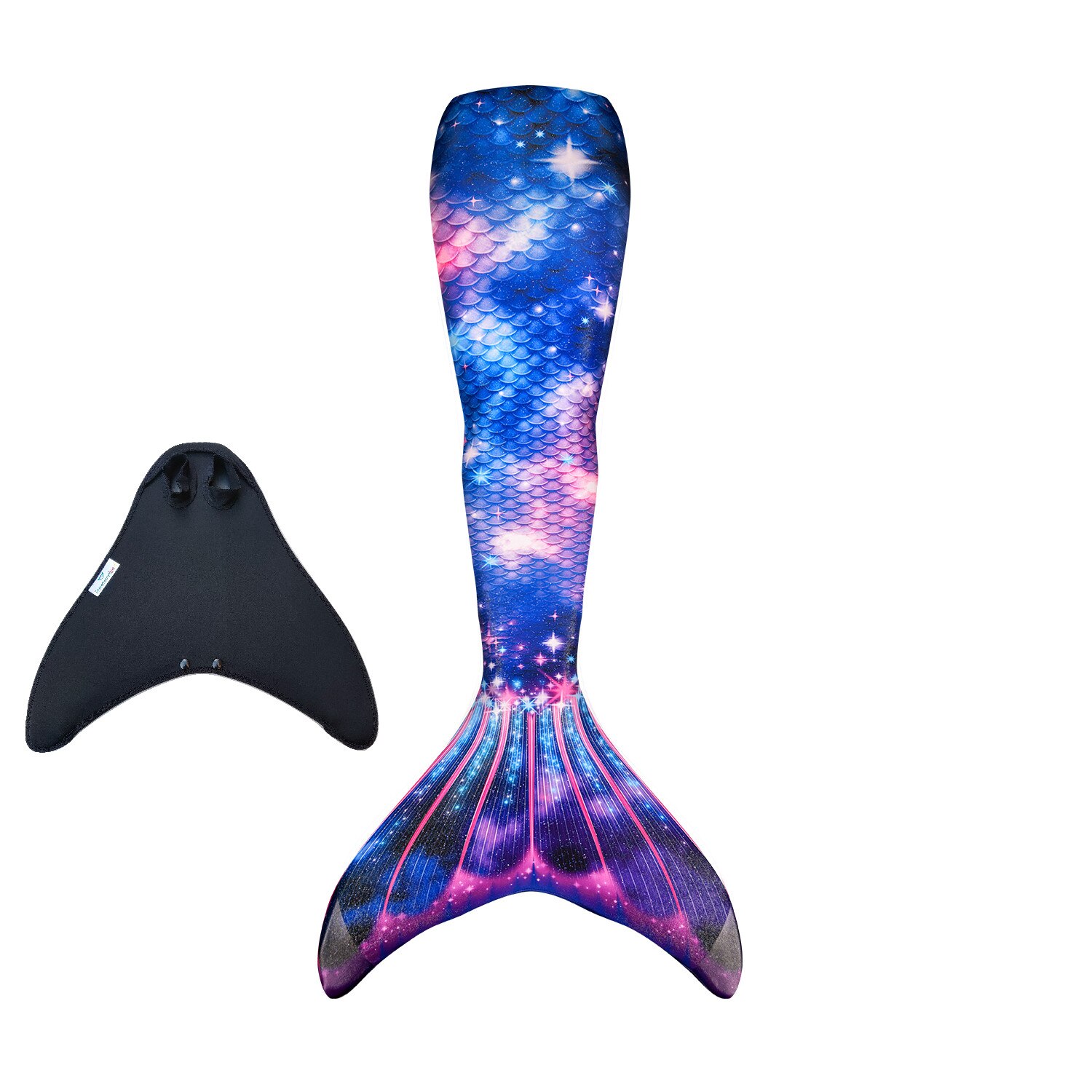 Coada sirena, Zeemeerminnenfeest, Lunar, Violet, 122-128 cm - eMAG.ro