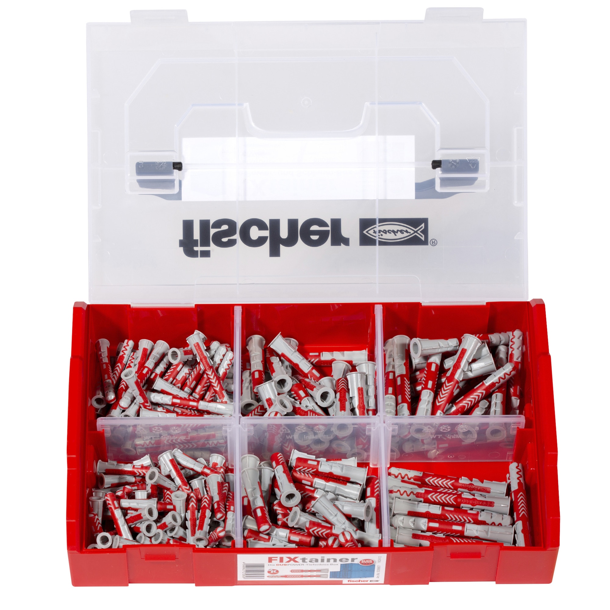 Set dibluri fischer DUOPOWER, FixTainer, 210 buc - eMAG.ro