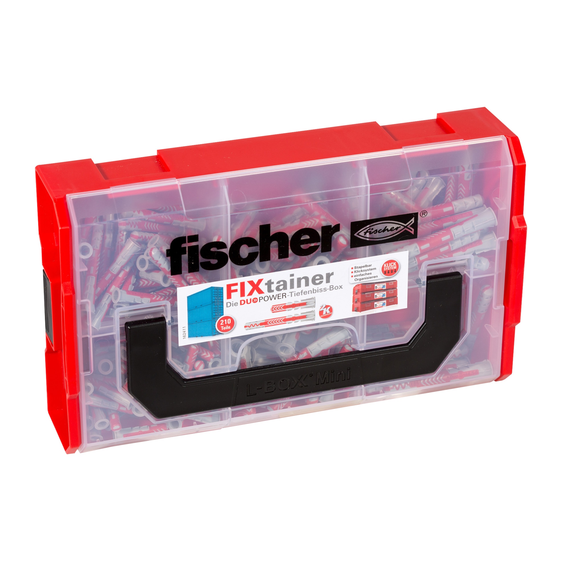 Set dibluri fischer DUOPOWER, FixTainer, 210 buc - eMAG.ro