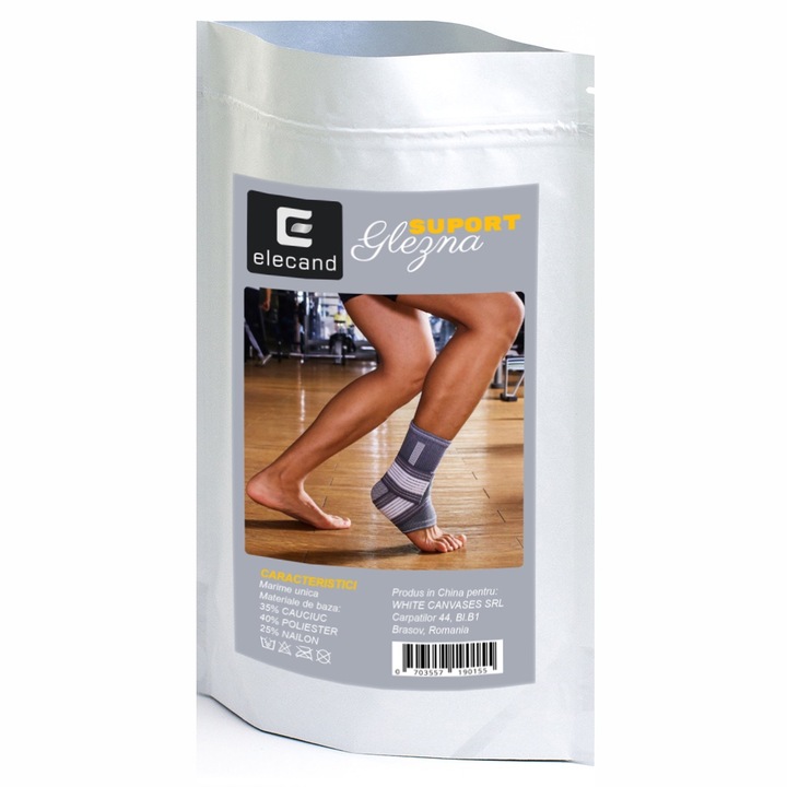 Glezniera ELECAND®, bandaj elastic tip soseta, orteza glezna picior cu ...