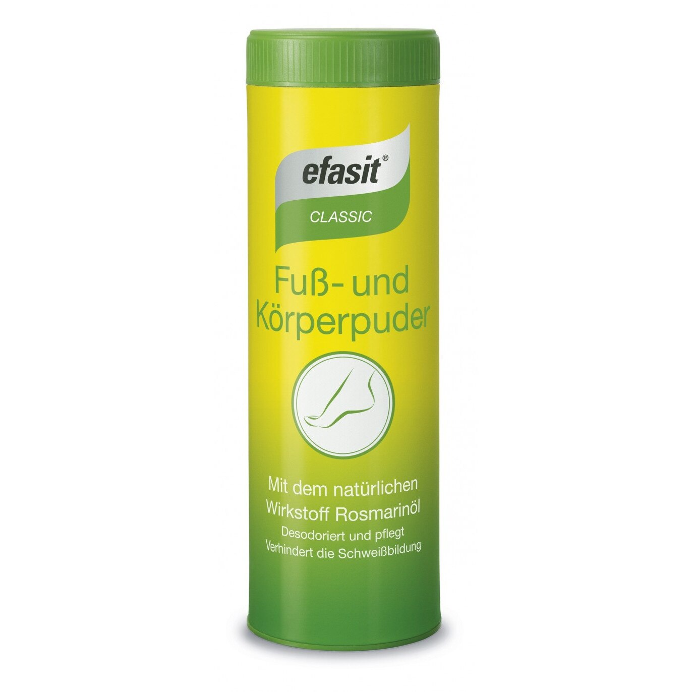 Pudra pentru picioare si corp, 75 g, Efasit Classic - eMAG.ro