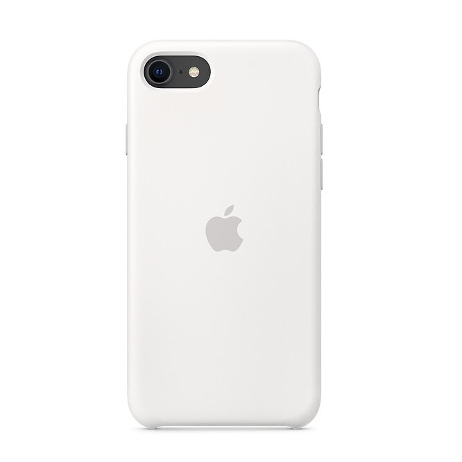 Силиконов Кейс за Apple Iphone Se 2020 Silicone Case White Emag Bg