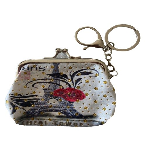 Portofel dama ,copii pentru monezi cu breloc 8 x 10 cm - eMAG.ro