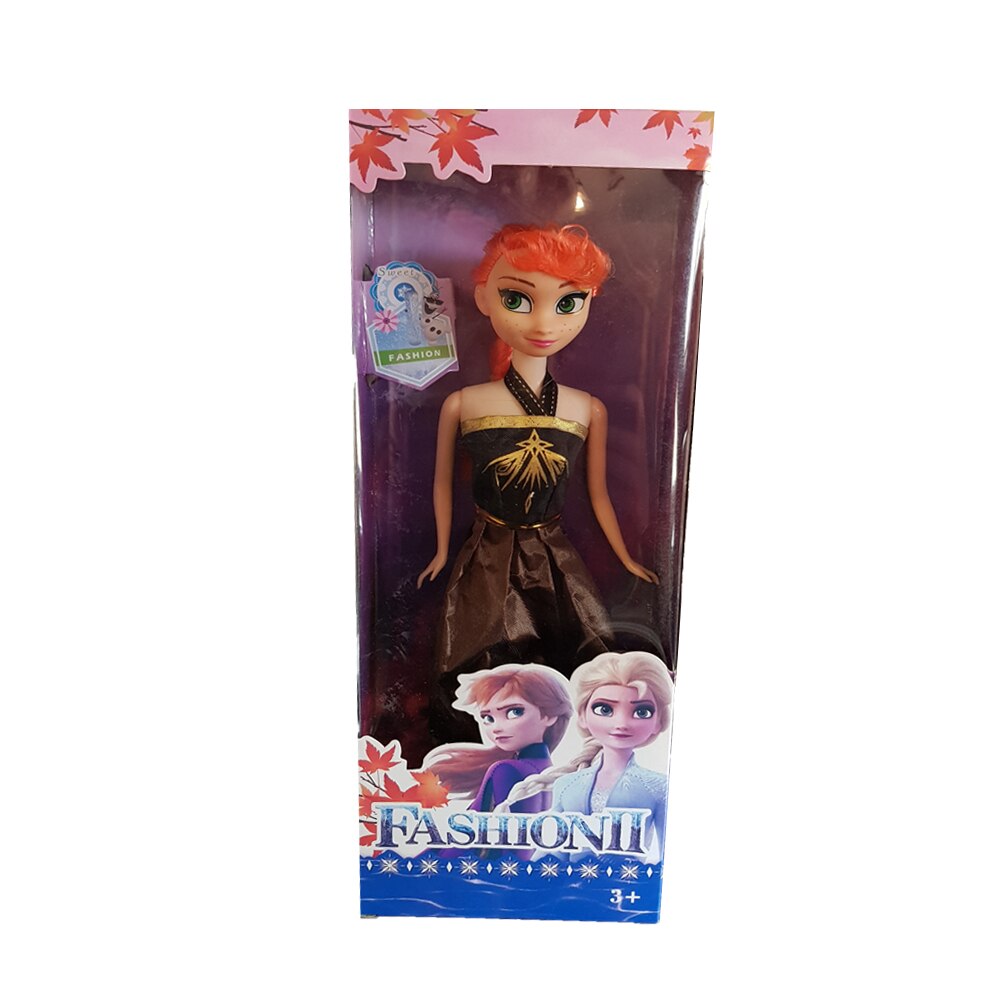 Papusa cu rochie, Ana, par roscat, 30 cm - eMAG.ro