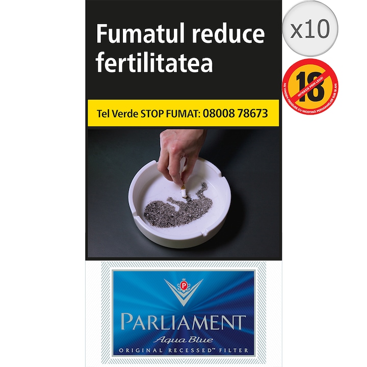 Cartus Parliament Aqua Blue 100s - eMAG.ro