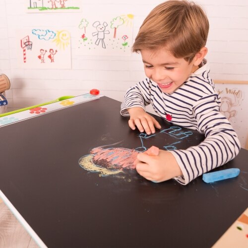 Tabla de colorat Imaginarium Artist & Play Area cu scaun si rola de ...