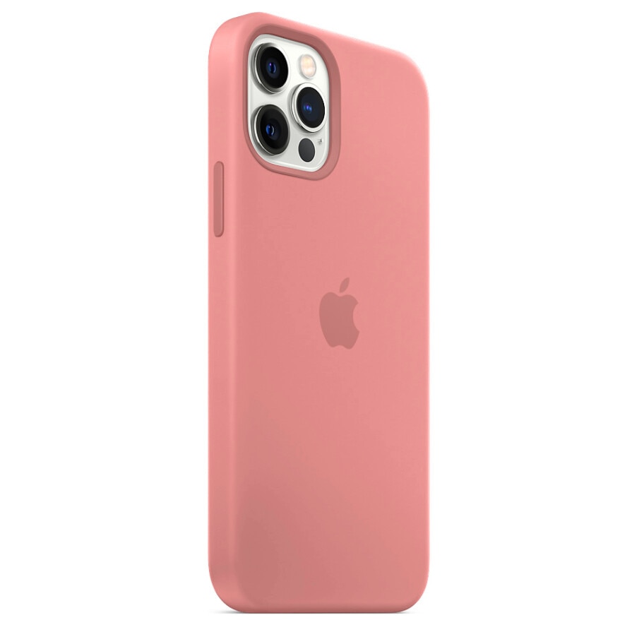 Силиконов Кейс за Apple iPhone 12, Pink - eMAG.bg