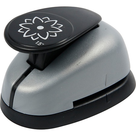 Perforator pop-up, 38 mm, Model floare, Negru/Gri - eMAG.ro