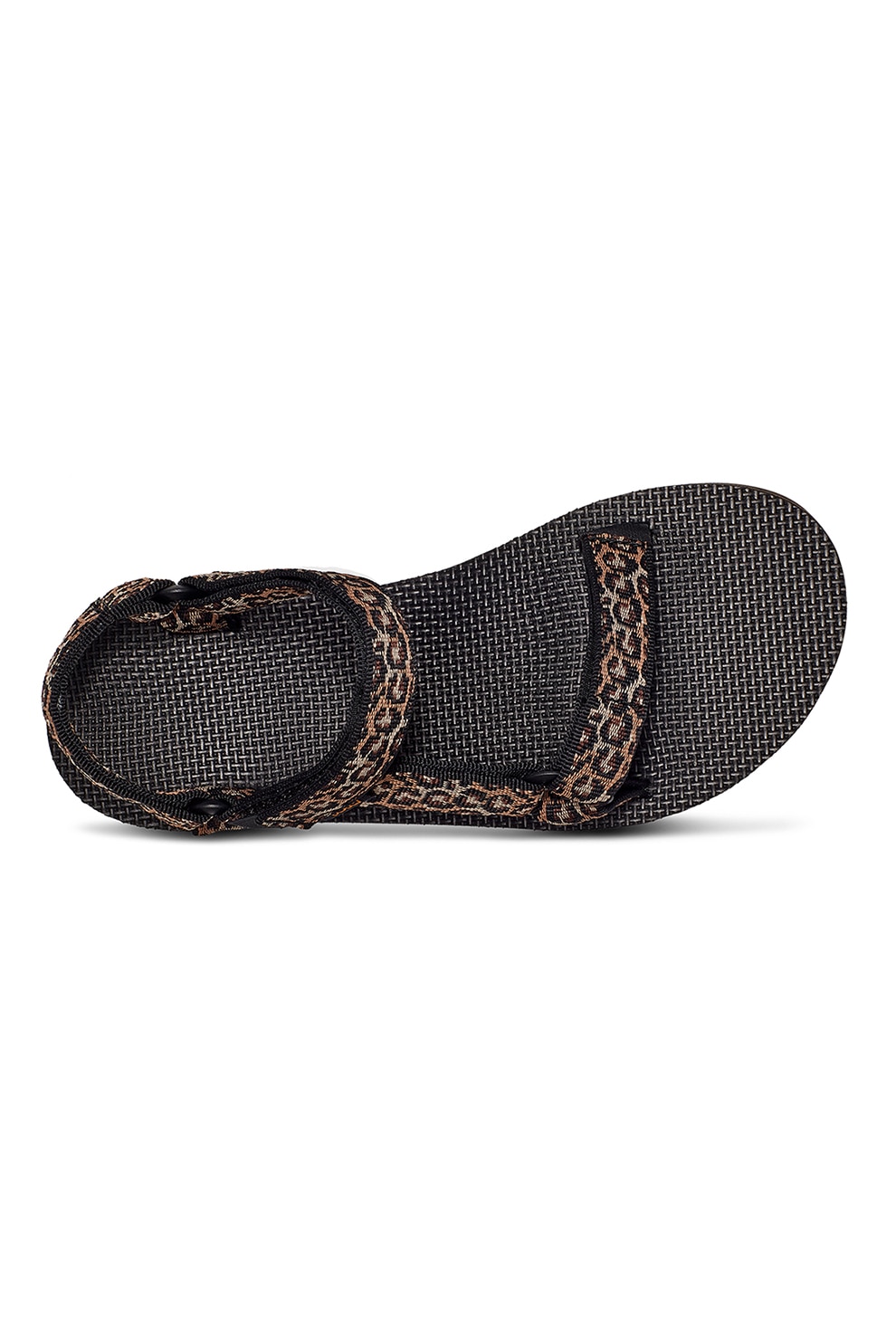 Teva, Sandale flatform cu animal print Universal, Maro camel, 9 - eMAG.ro