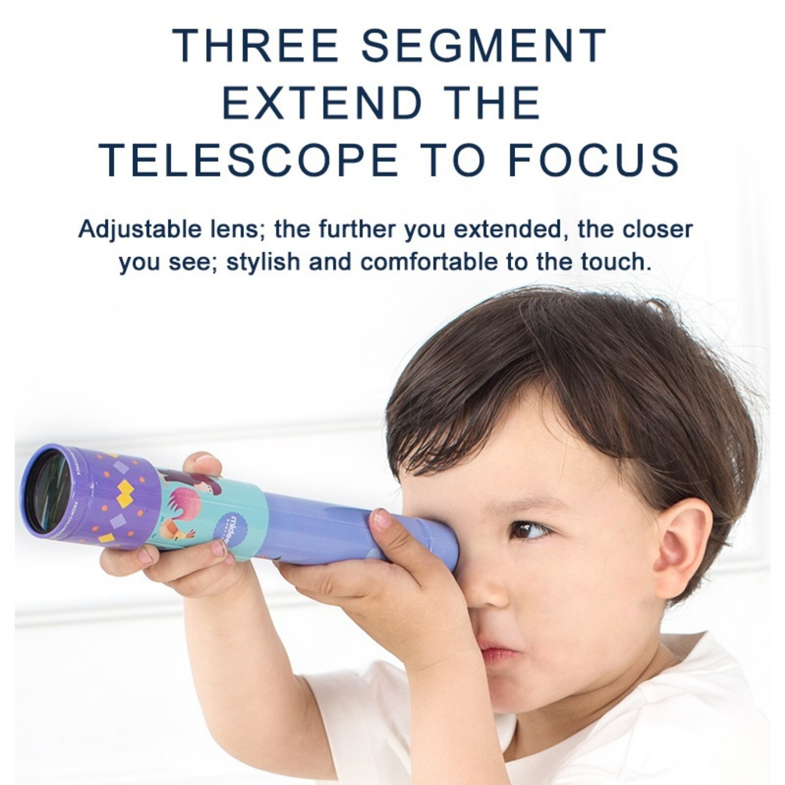 Telescop retractabil pentru copii - Model Elefant - eMAG.ro