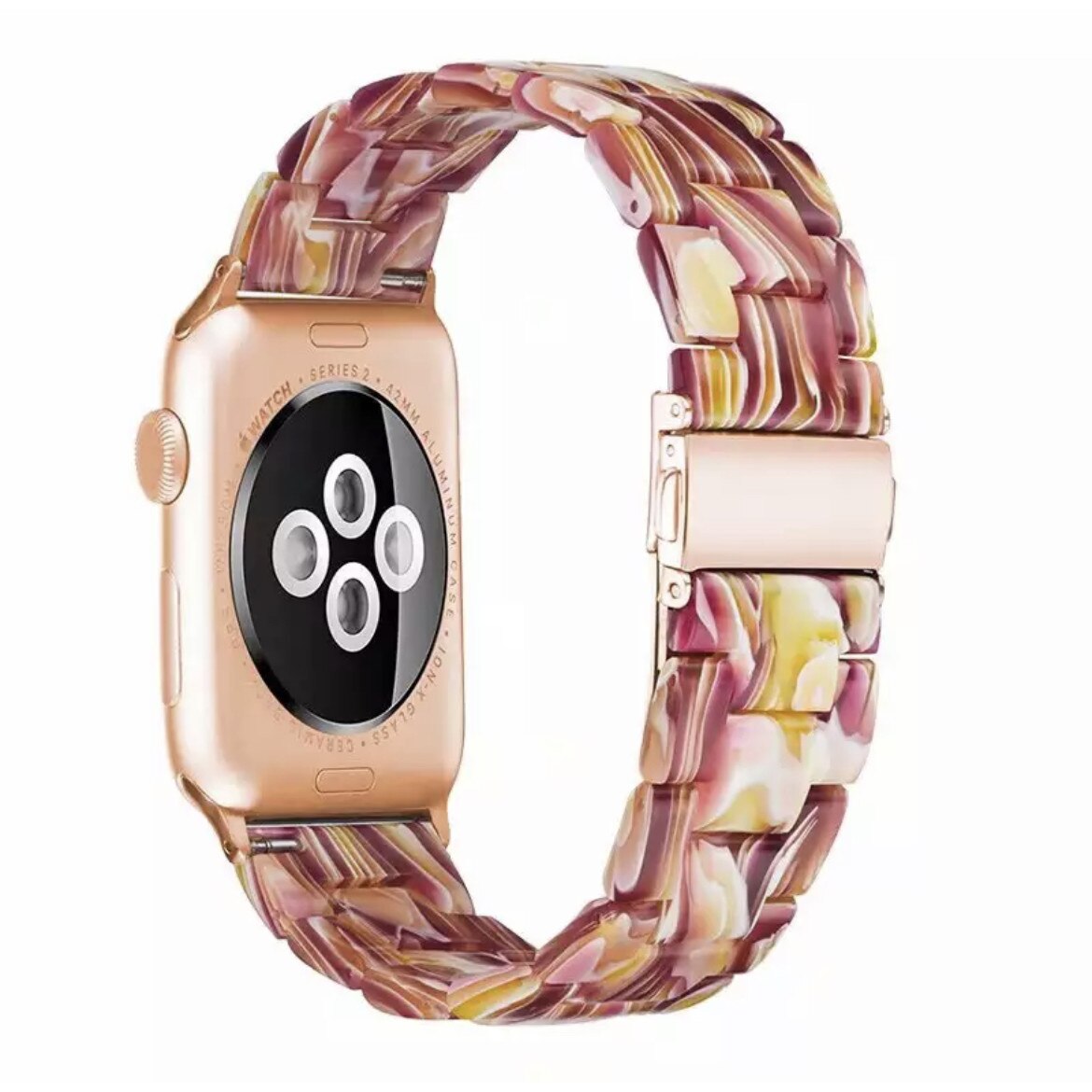 Верижка Vado Strap, за Apple Watch, Смола, Розов, 40мм - eMAG.bg