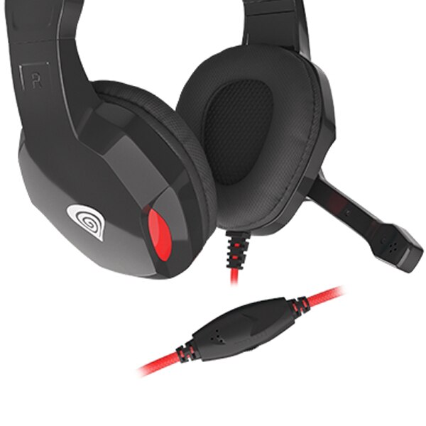 Casti gaming Genesis Argon, Microfon, Sunet stereo 2.0, Negru - eMAG.ro