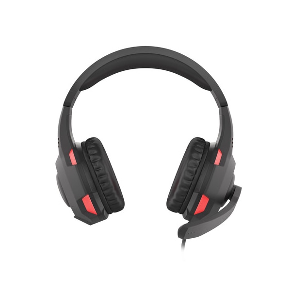 Casti gaming Genesis Radon, Microfon, USB, Lumina, Stereo, Negru / Rosu ...