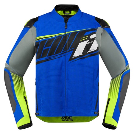 Geaca moto Icon Overlord SB2 cu protectii pentru spate, umeri si coate ...