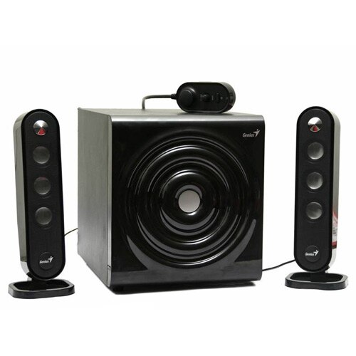 Boxe Genius SW-2.1 1255 Black - eMAG.ro