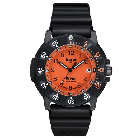 Ceas barbatesc Traser H3 Diver Orange (P6504.930.54.09) - eMAG.ro