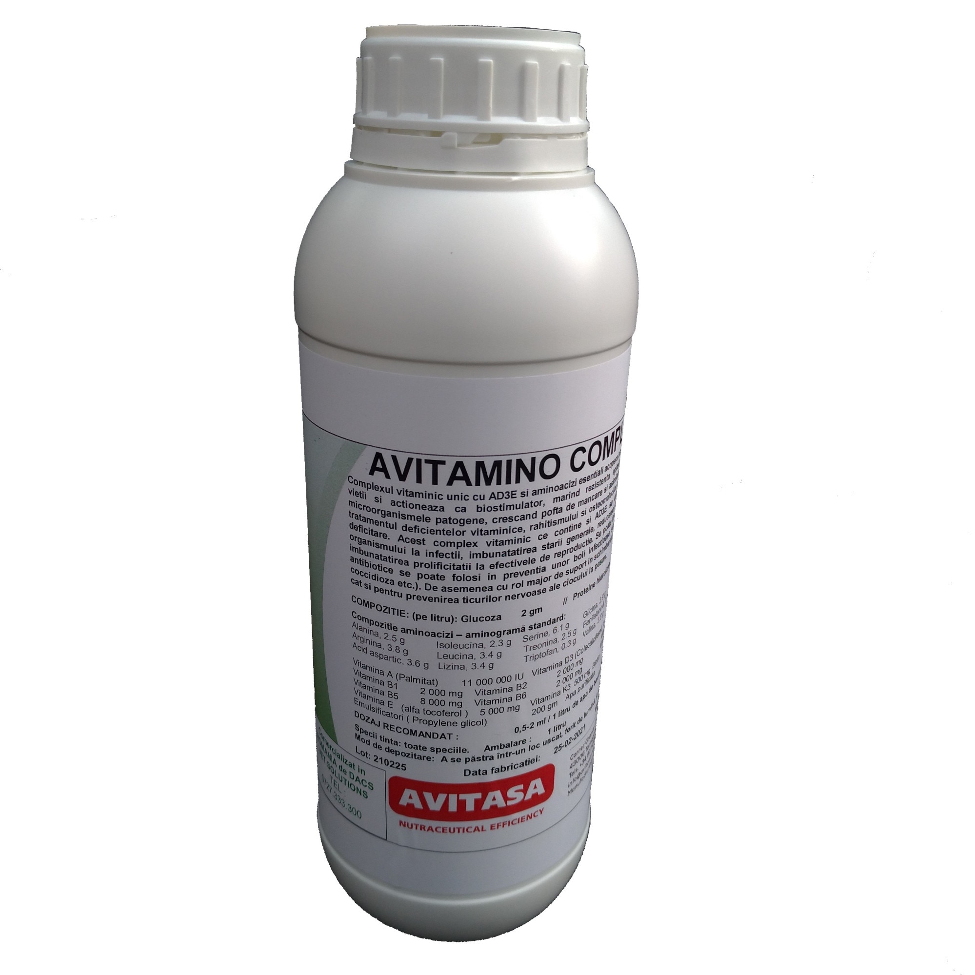 Витамин комплекс с AD3E и аминокиселини за всички животински видове ...