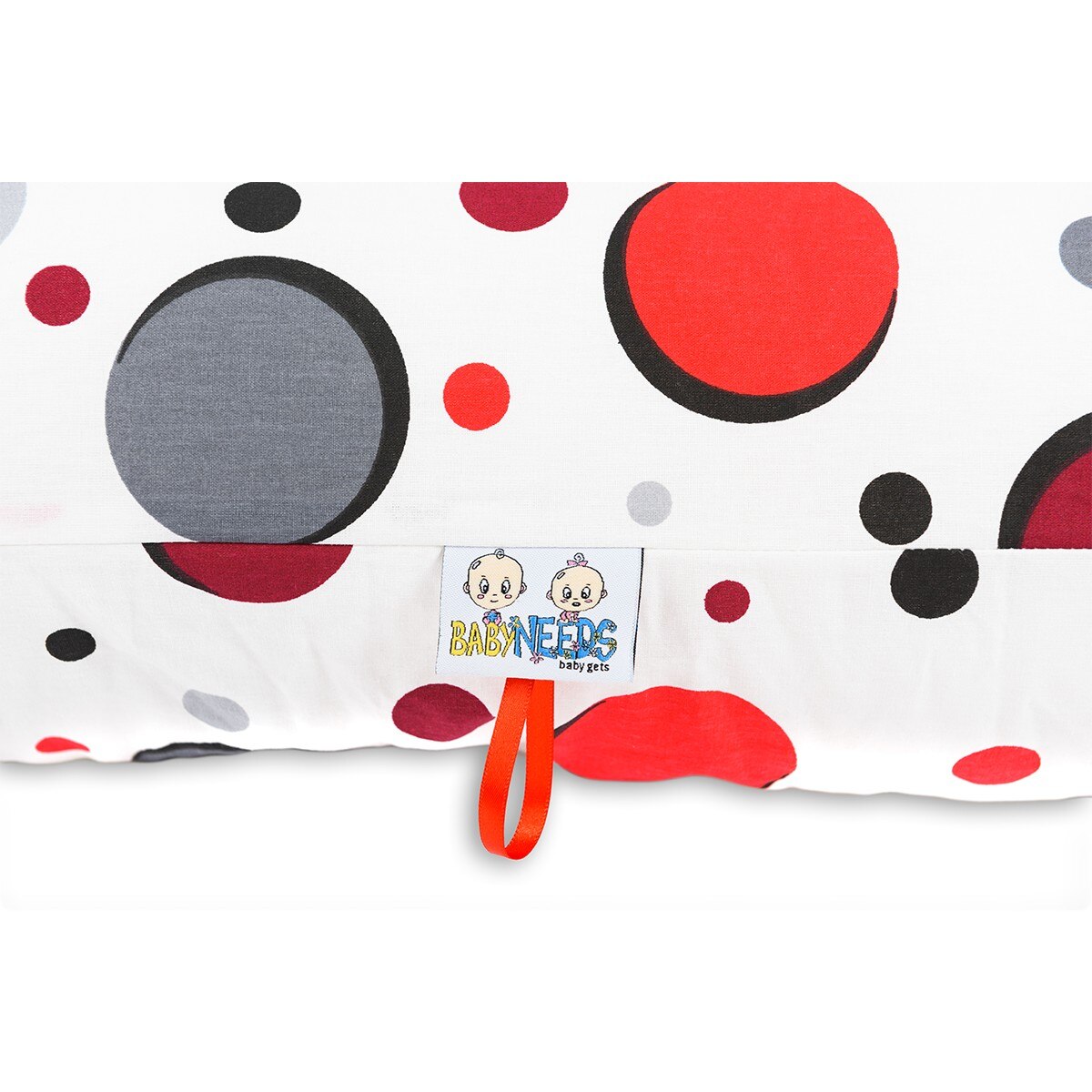 Perna 3 in 1 de gravida si alaptat BabyNeeds Soft, Bulinute Rosii - eMAG.ro