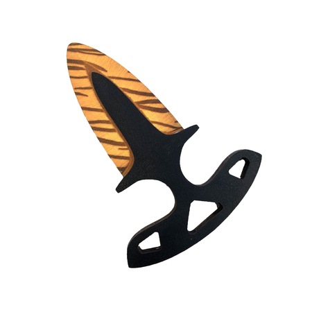 Cutit CSGO Shadow Daggers Tiger Tooth, lemn, multicolor, 15 cm - eMAG.ro