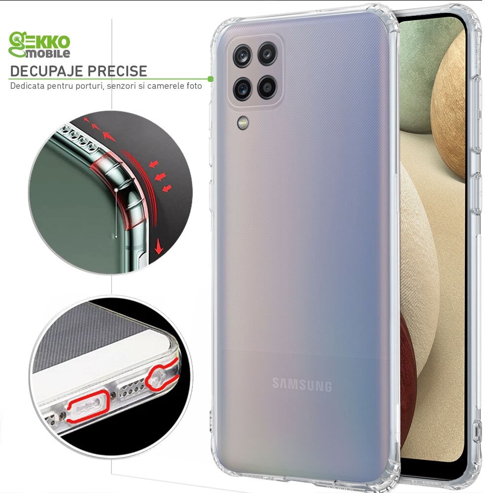 Кейс за Samsung Galaxy A12 - Silicon Gel, Anti-Shock, AntiDust - Gekko ...