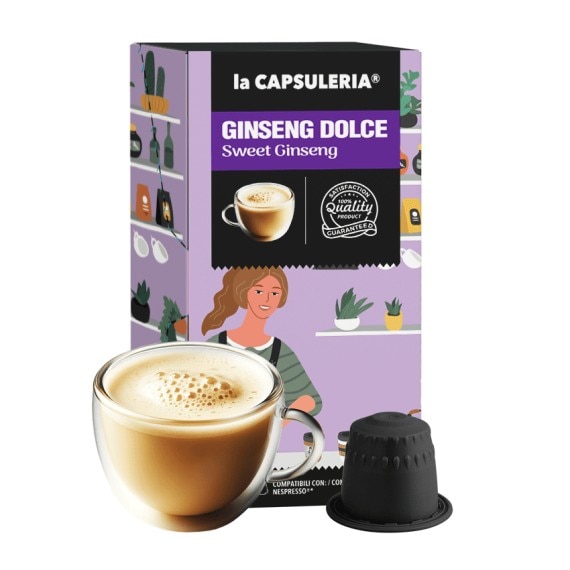 Capsule Cafea Ginseng Dulce La Capsuleria, 10 capsule, compatibile cu ...