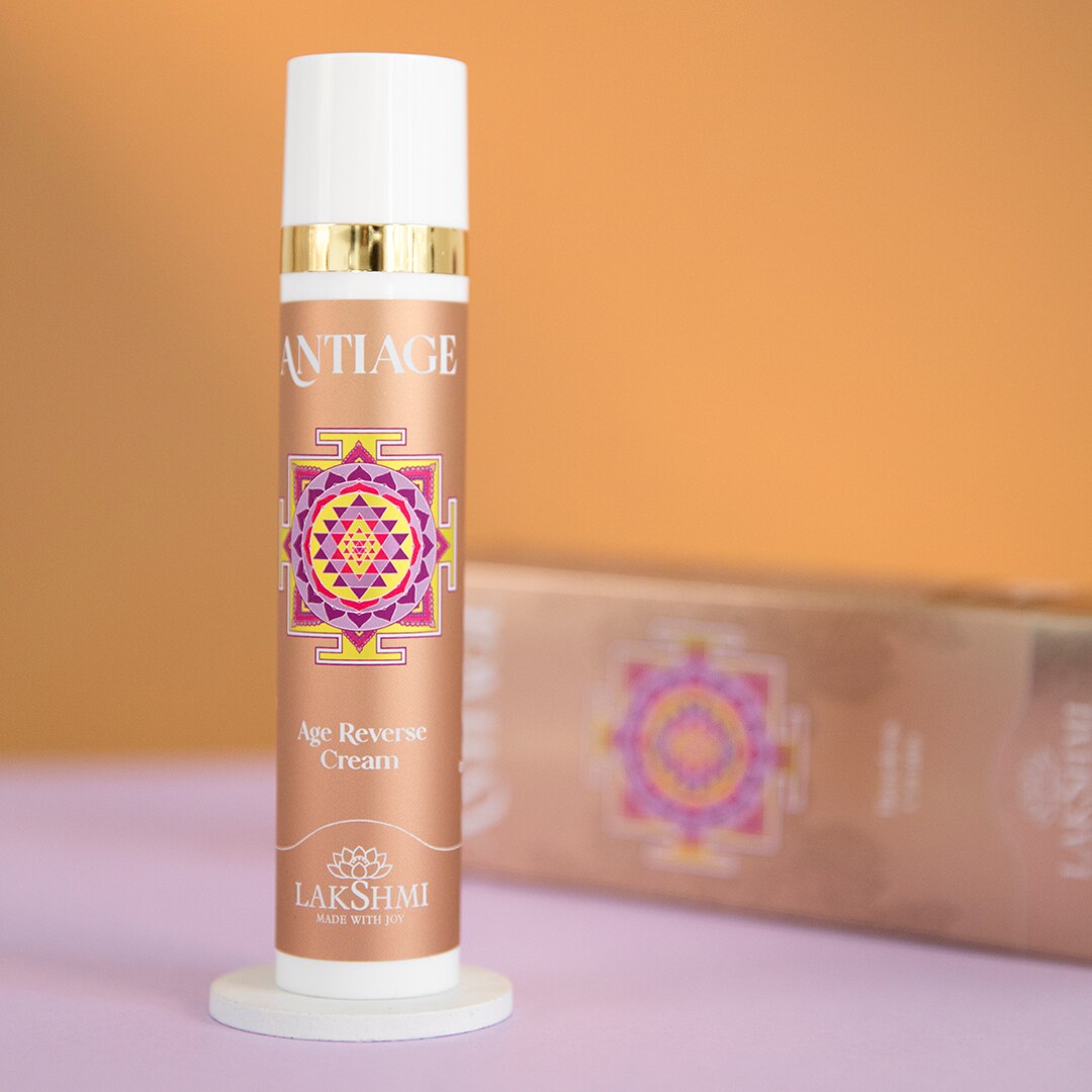 Crema antiage cu magnolie pentru preventia ridurilor 30+ "age reverse" 50ml, Lakshmi, eco-bio ...