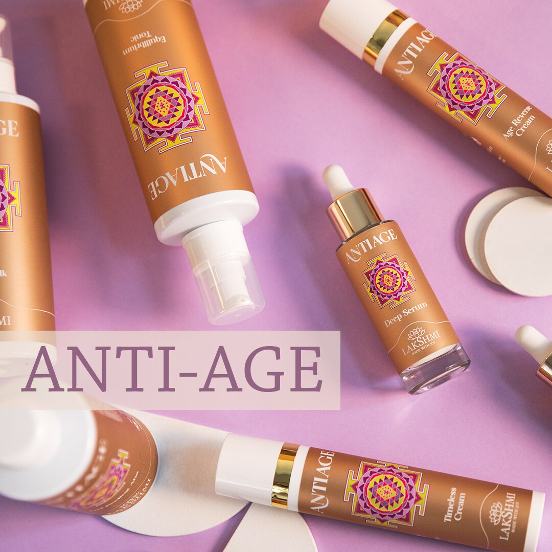 Crema antiage cu magnolie pentru preventia ridurilor 30+ "age reverse" 50ml, Lakshmi, eco-bio ...