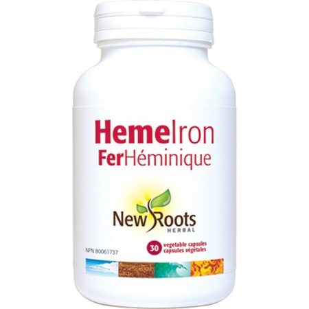 Supliment alimentar pe baza de fier organic Heme Iron, 30 caps, New ...