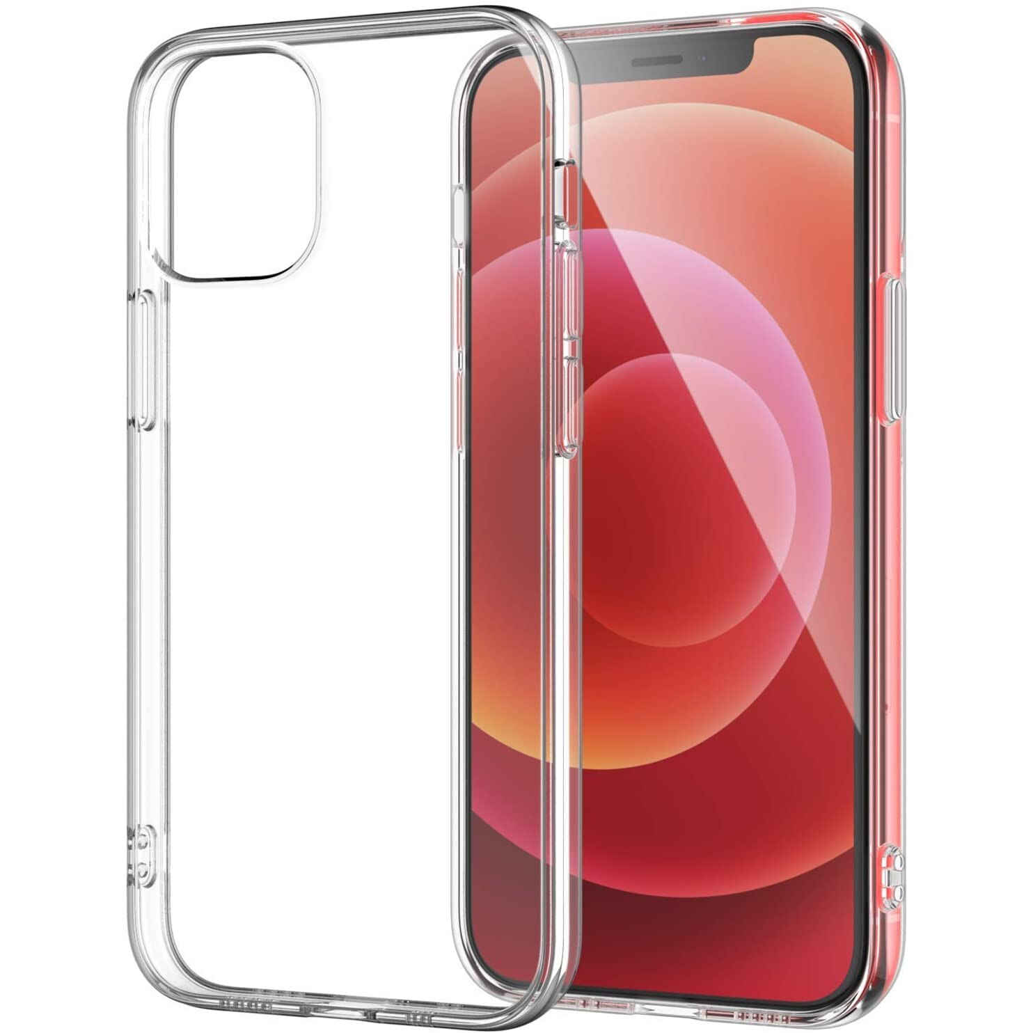 Husa de protectie din silicon Transparenta pentru iPhone 12 - eMAG.ro