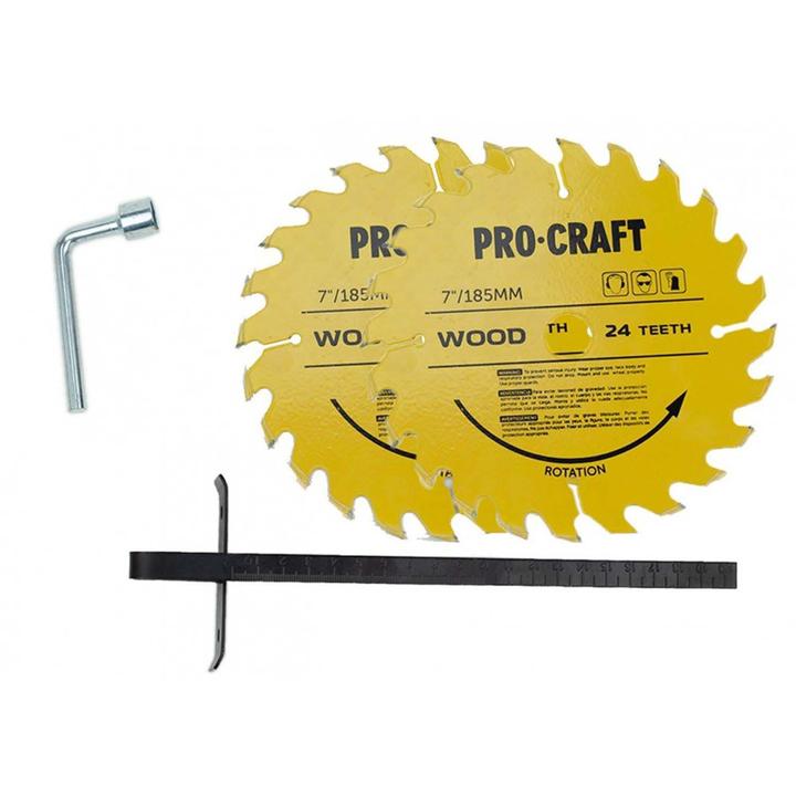 Fierastrau circular de mana Procraft KR2300, 2.3KW, 5000RPM, diametru disc 185mm - eMAG.ro