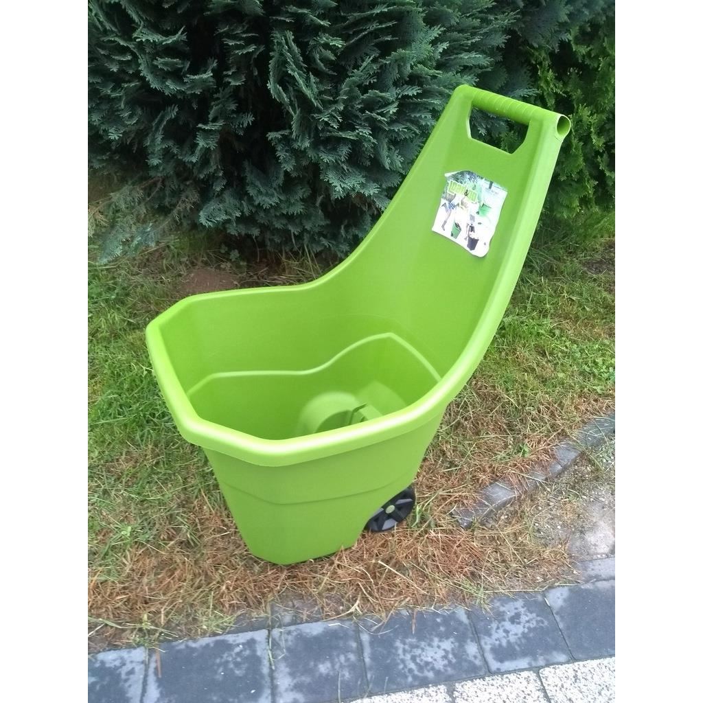 Roaba de gradina, plastic, verde, 55 L, Load & GO - eMAG.ro