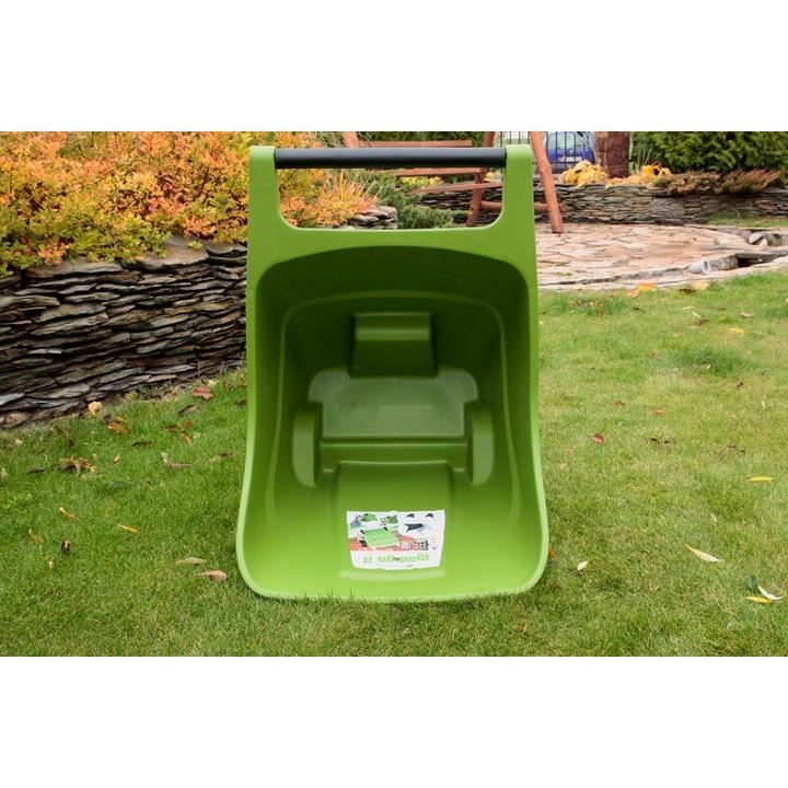 Roaba de gradina, plastic, verde, 85 L - eMAG.ro