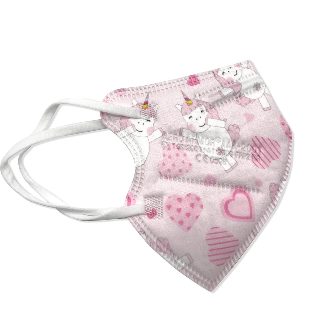 Set 5 Masti de protectie pentru copii ambalate individual standard FFP2 ...