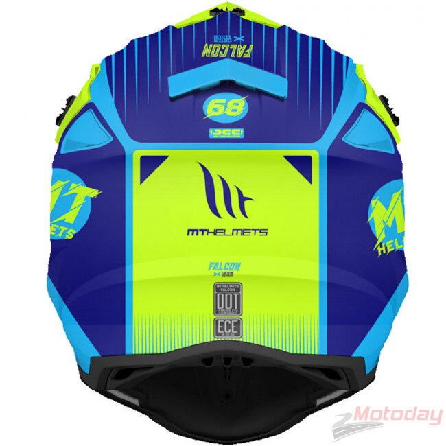 Helmet Mt Sisak atv/cross/moto Falcon System Blue Gloss, M - eMAG.hu