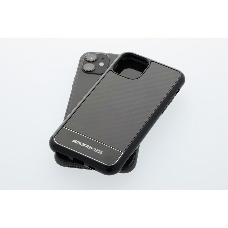 Capac protectie spate, cu tema AMG, negru cu fibra de carbon ...