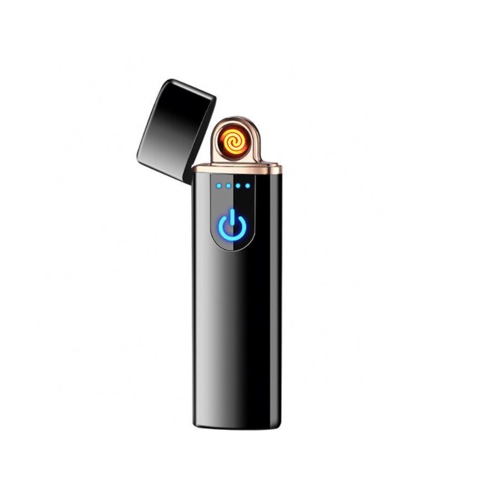 Bricheta Focus electrica slim cu incarcare USB, aprindere cu touch ...