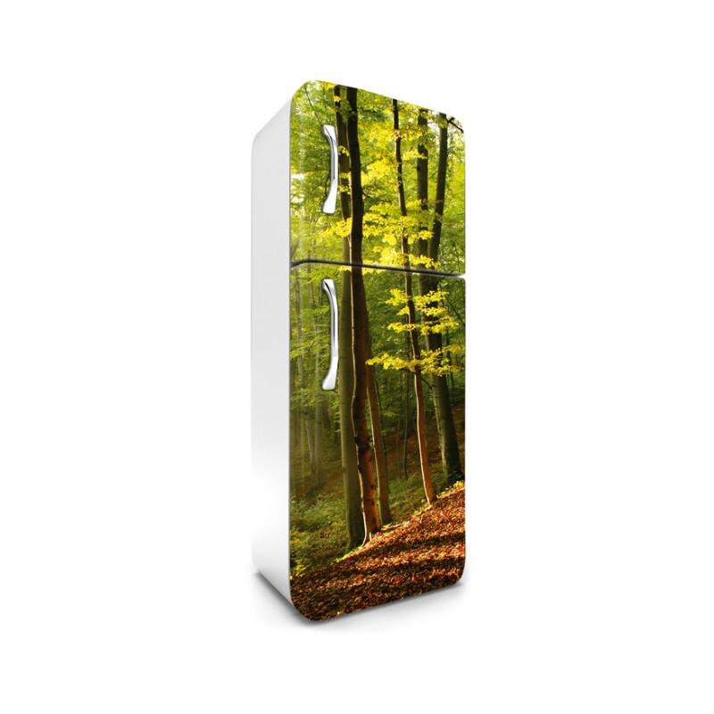 Autocolant pentru frigider DIMEX, Model Padure, 65 x 180 cm, Multicolor ...