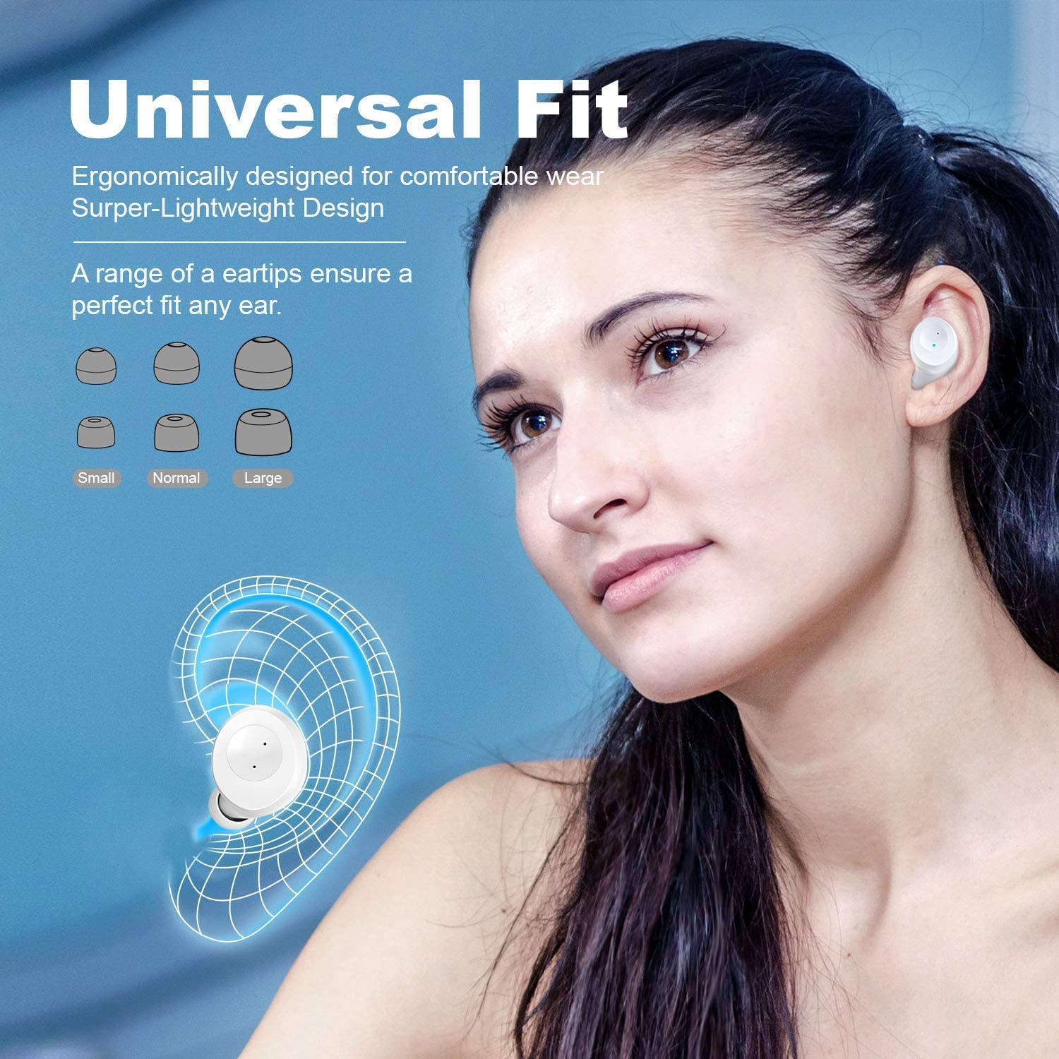 Elecder D10 vezeték nélküli fejhallgató, Bluetooth 5.0, sztereó HI-FI ...