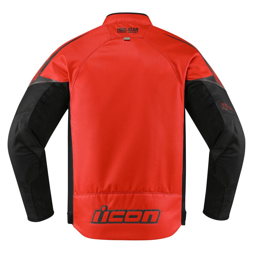 Geaca moto de vara Icon Huligan Rosu S - eMAG.ro