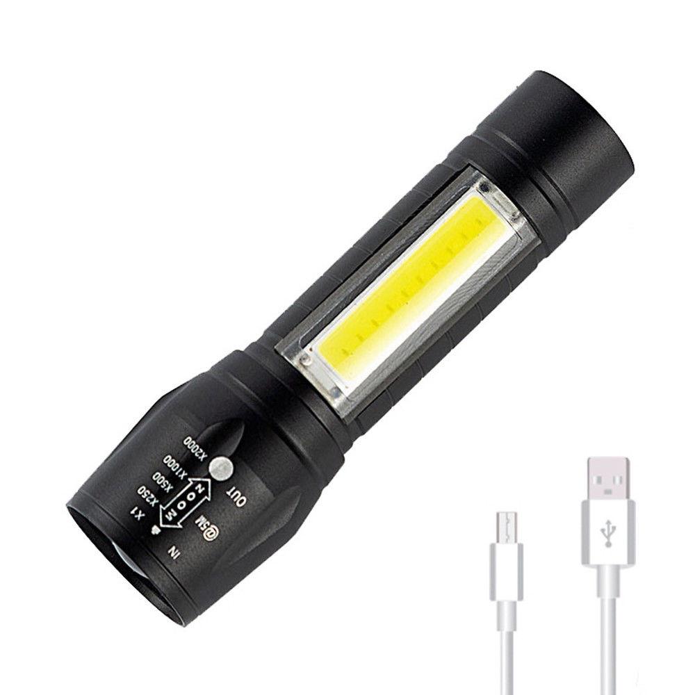Mini lanterna led 1w+cob - eMAG.ro