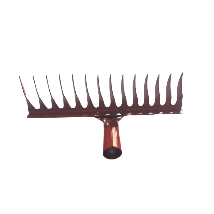 Grebla, Otel, 14 dinti, 34 cm, Rosu - eMAG.ro