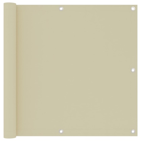 Paravan pentru balcon cu sfoara inclusa, vidaXL, Tesatura, 90 x 500 cm ...