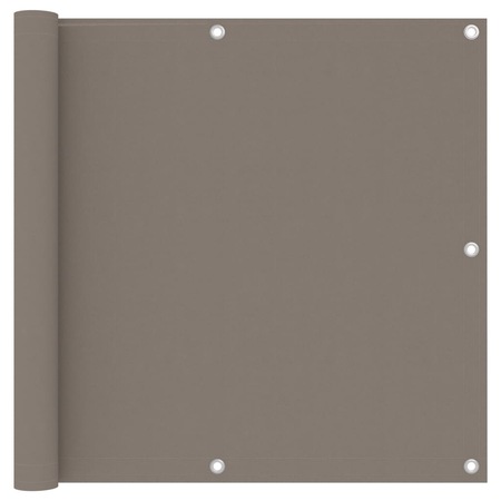 Paravan pentru balcon cu sfoara inclusa, vidaXL, Tesatura, 90 x 600 cm ...