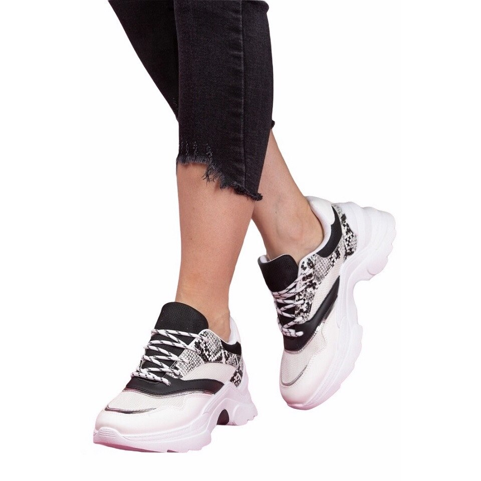 Adidasi Dama Gosse Snake Albi 40 - eMAG.ro