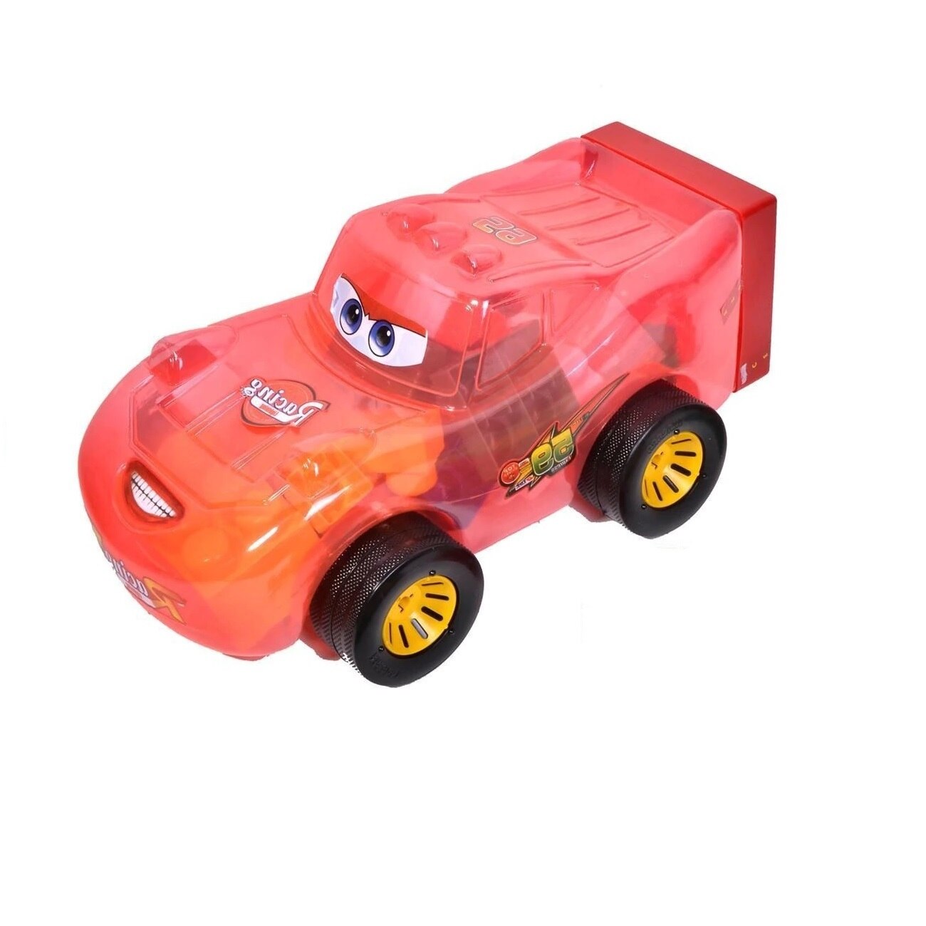 Masina Cars II cu caramizi de constructie, CRS500, Multicolor, 60 piese ...