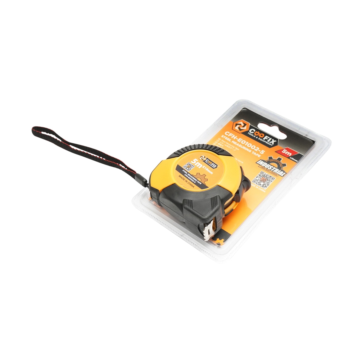 Ruleta 5M x 19mm cu protectie de cauciuc profesionala Coofix - eMAG.ro