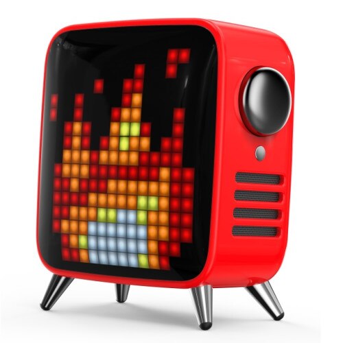 Boxa portabila "Pixel Art" Divoom Tivoo Max, Rosu - eMAG.ro