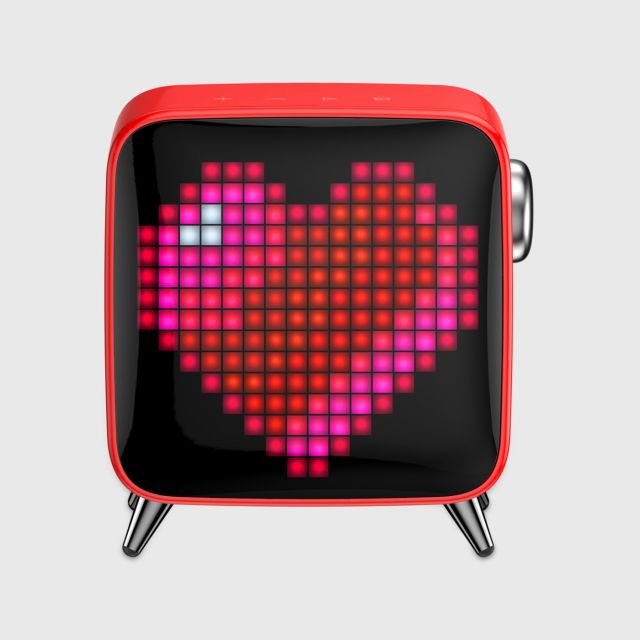 Boxa portabila "Pixel Art" Divoom Tivoo Max, Rosu - eMAG.ro