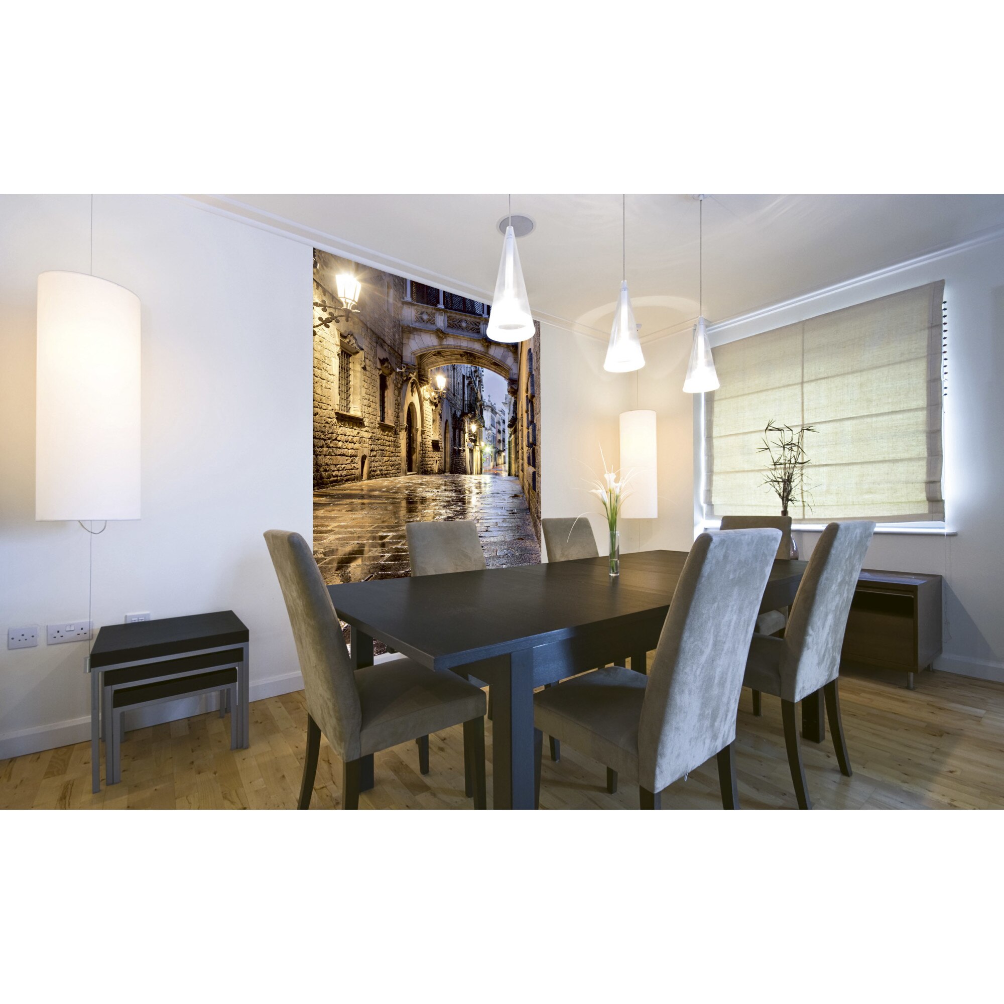 Tapet DIMEX, Model Strada intunecata, 150 x 250 cm, Netesut, Multicolor ...