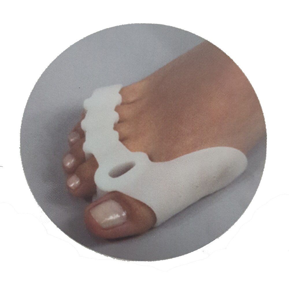 Set 2 separatoare degete si protectie monturi, silicon, alb - eMAG.ro